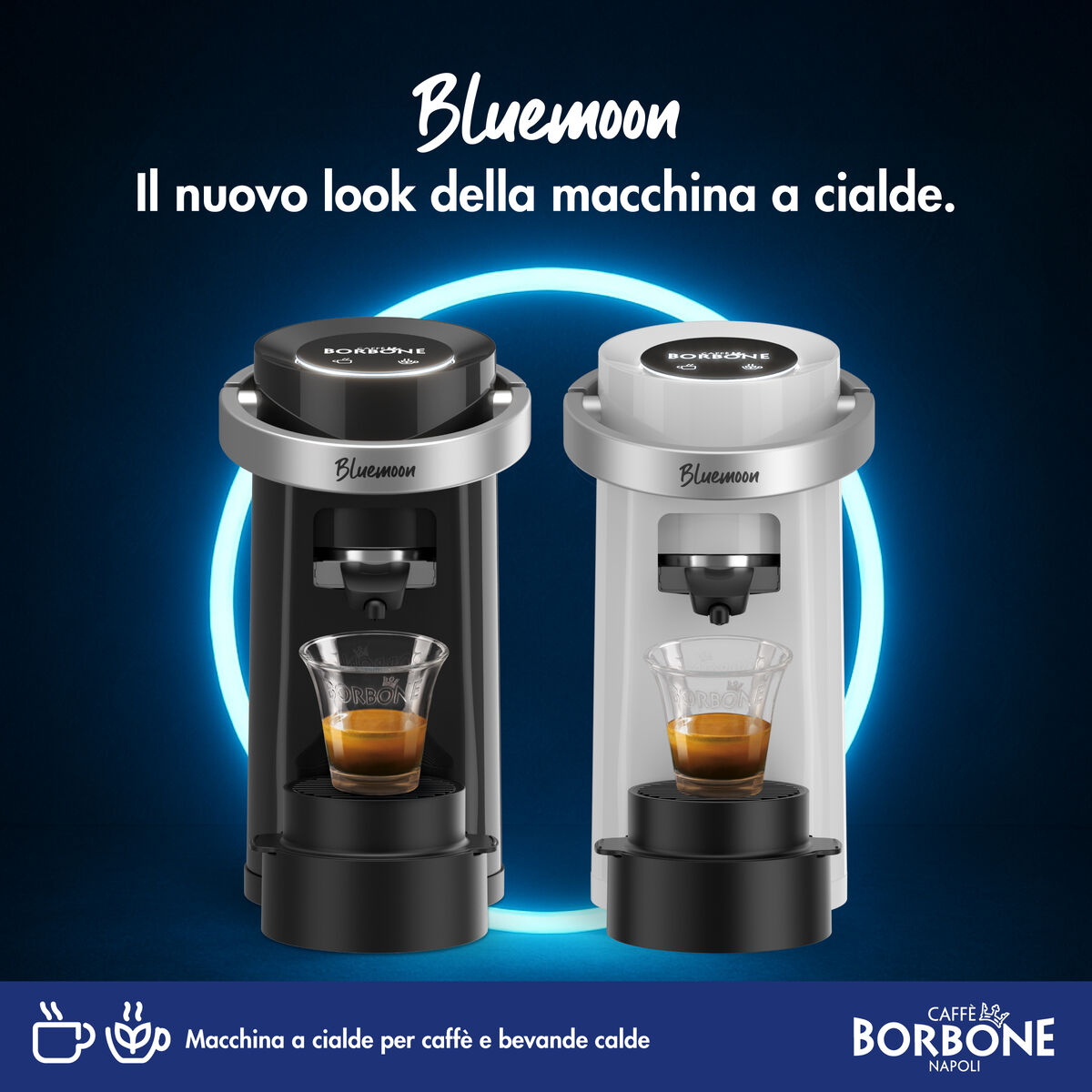 Macchina da caffè espresso Bluemoon Borbone Nero | Caffè Borbone Shop